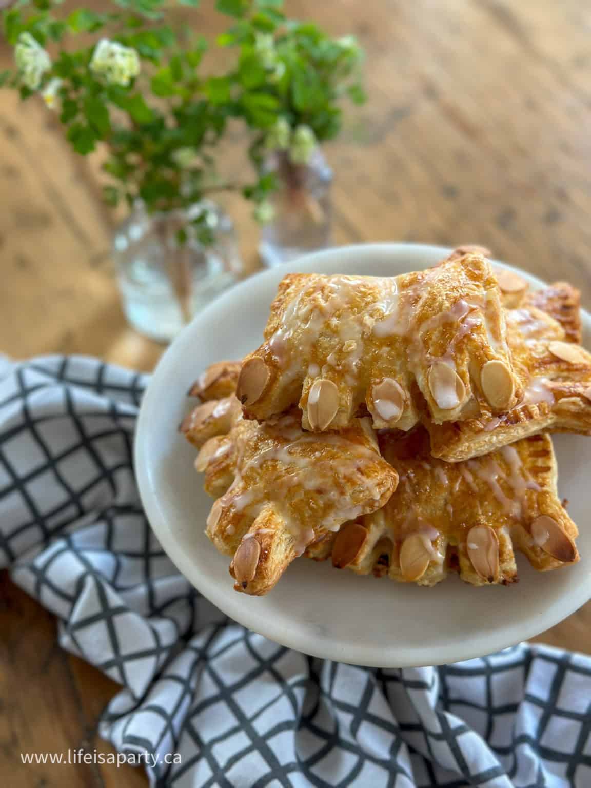 Old Fashioned Almond Bear Claw Pastries Recipe - Life is a Party