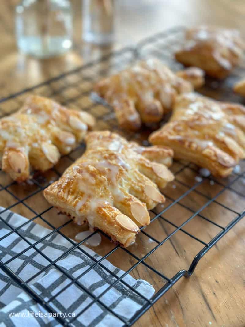 Old Fashioned Almond Bear Claw Pastries Recipe - Life is a Party