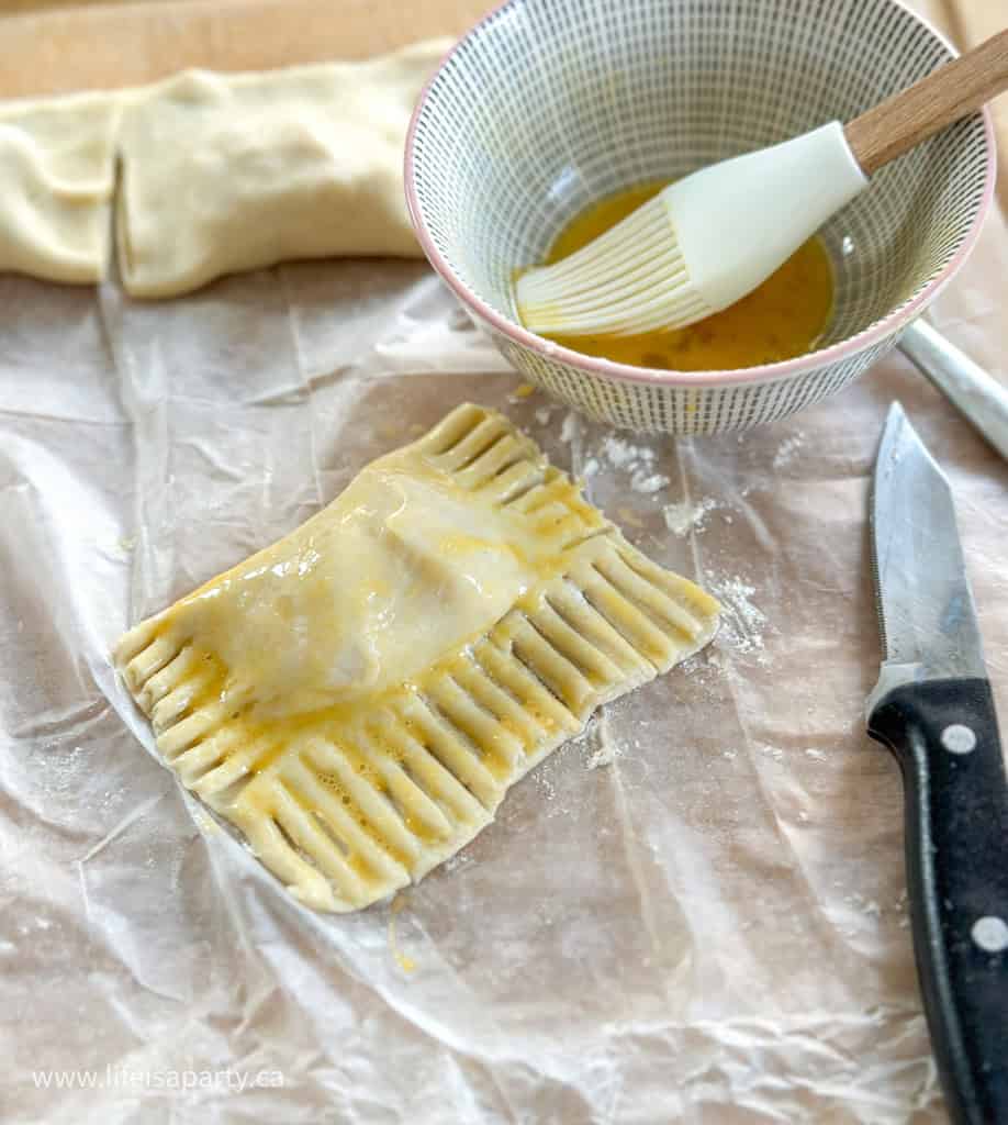 Old Fashioned Almond Bear Claw Pastries Recipe - Life is a Party