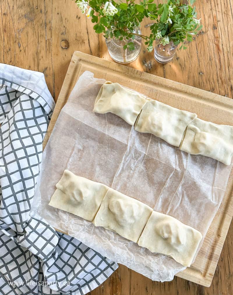 Old Fashioned Almond Bear Claw Pastries Recipe - Life is a Party