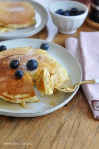 Easy Small Batch Pancakes For Two Recipe - Life is a Party