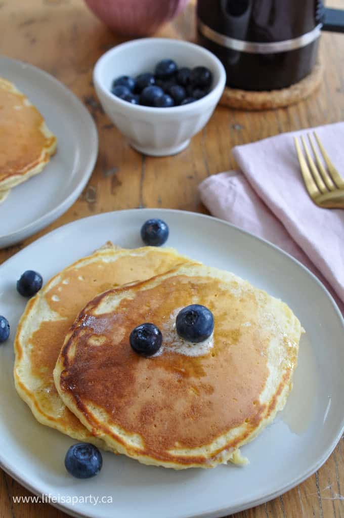 Easy Small Batch Pancakes For Two Recipe - Life is a Party