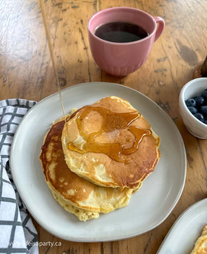 Easy Small Batch Pancakes For Two Recipe - Life is a Party