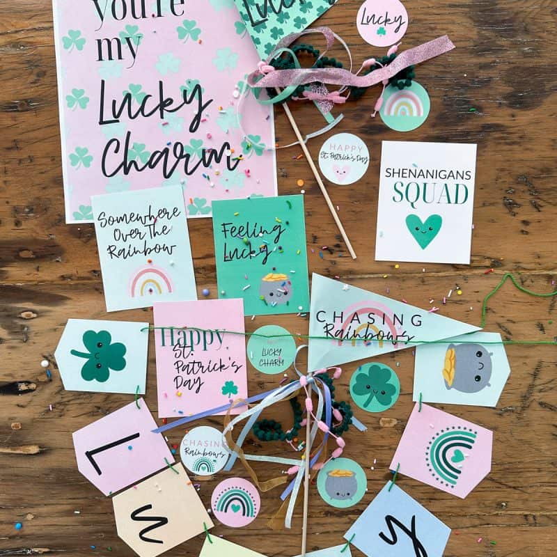 St. Patrick's Day Free Printables - Life is a Party
