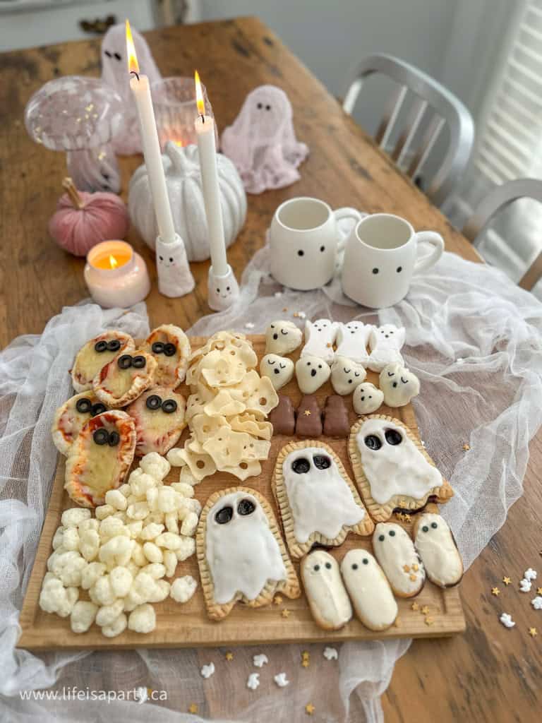 Easy Halloween Ghost Themed Food Ideas - Life is a Party