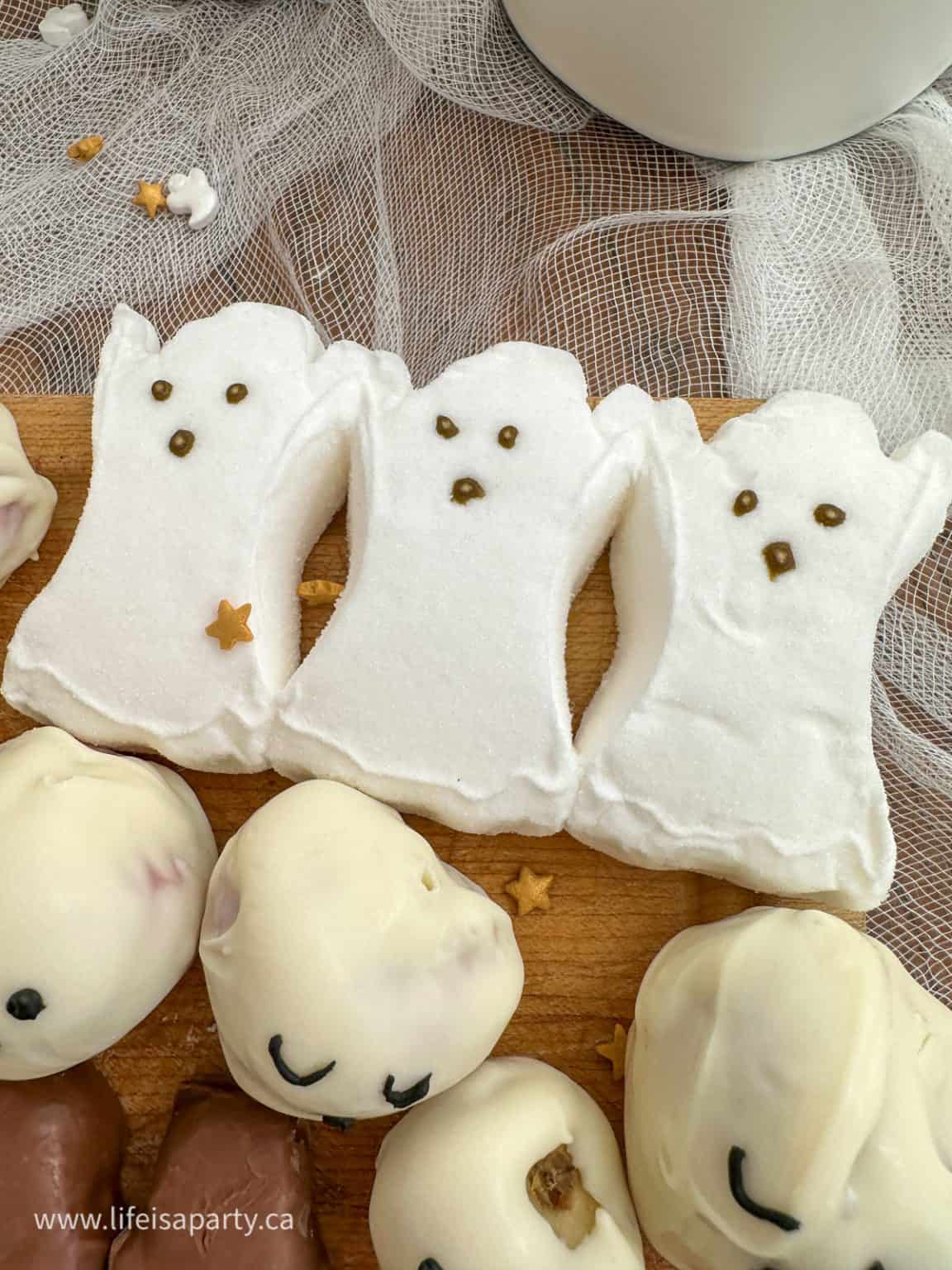 Easy Halloween Ghost Themed Food Ideas - Life is a Party