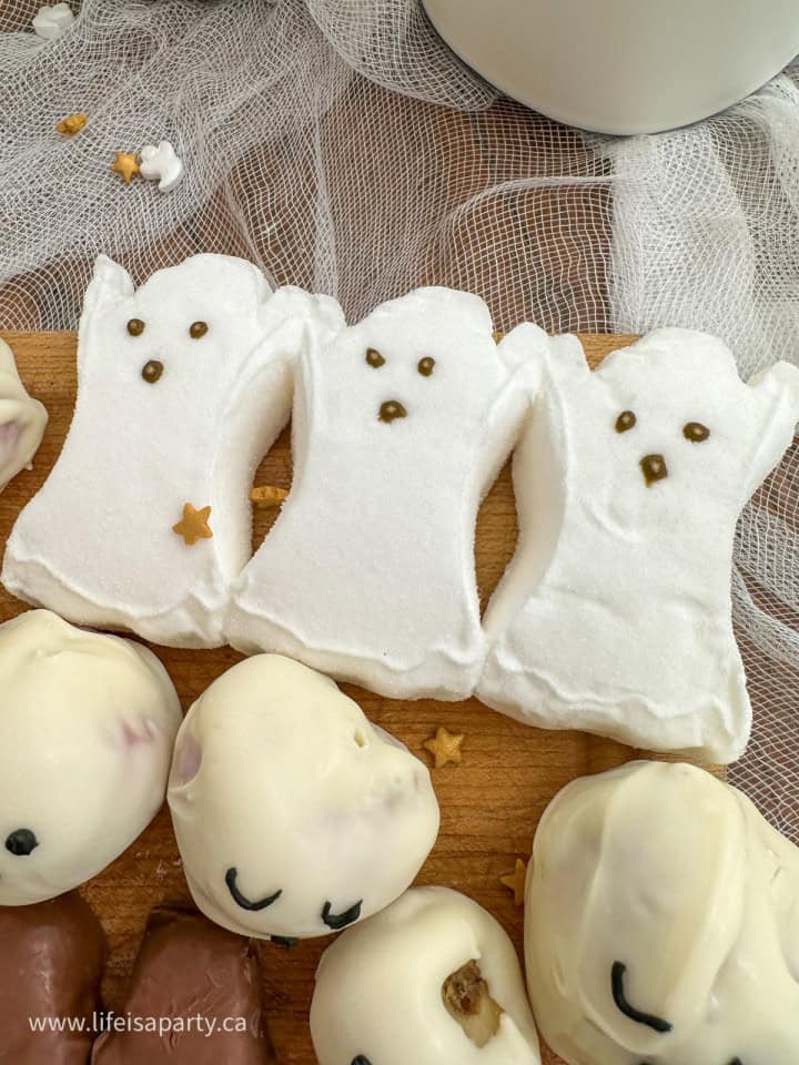 Easy Halloween Ghost Themed Food Ideas - Life is a Party