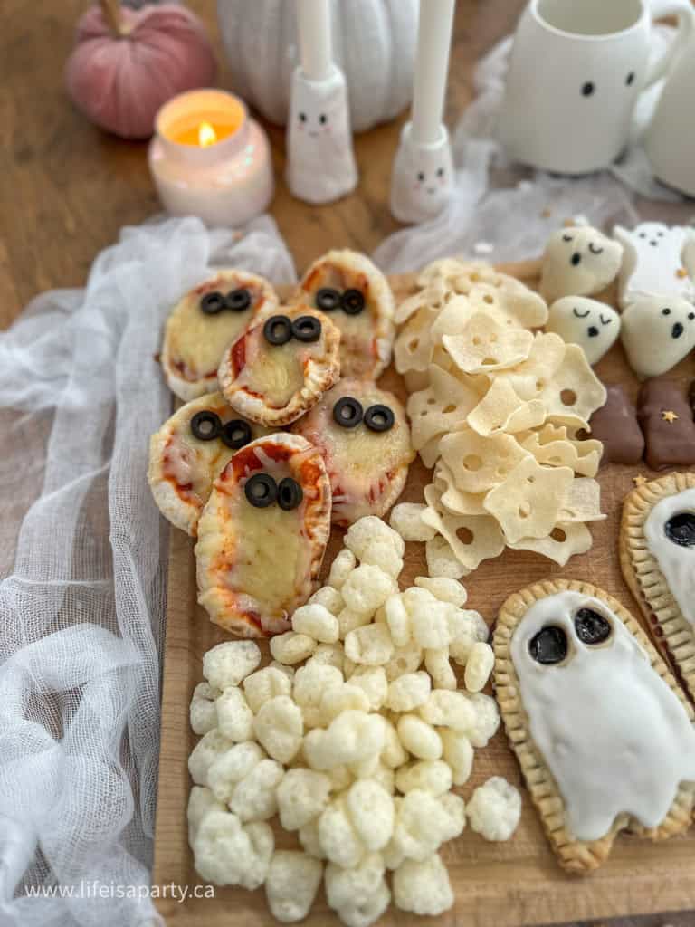 Easy Halloween Ghost Themed Food Ideas - Life is a Party