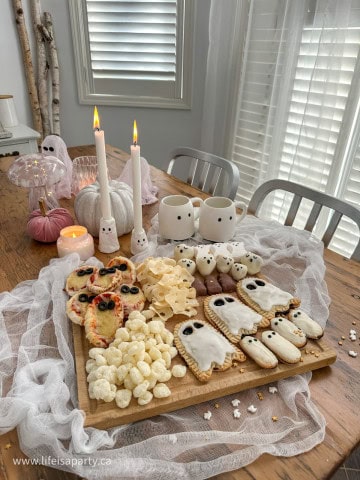 Easy Halloween Ghost Themed Food Ideas - Life is a Party