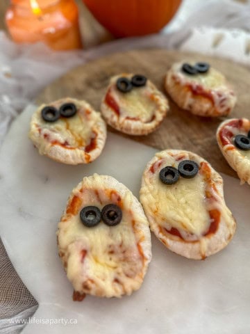 Easy Halloween Ghost Themed Food Ideas - Life is a Party