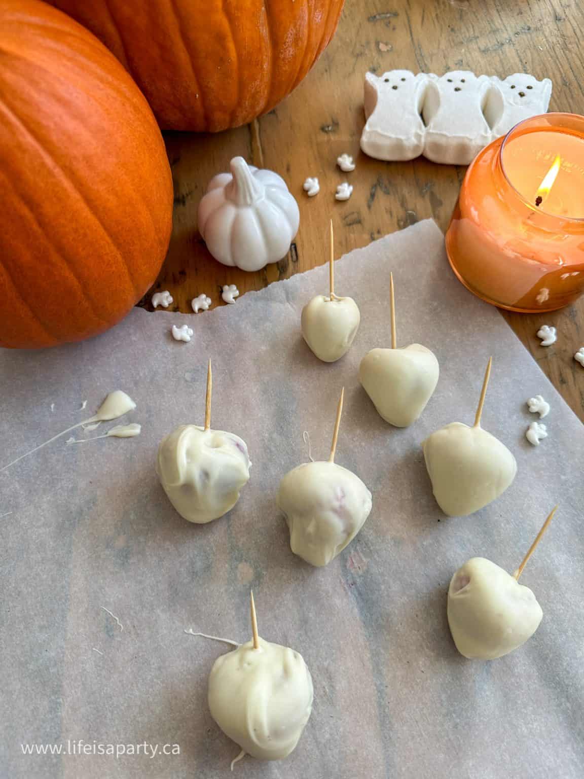 Easy Halloween Ghost Themed Food Ideas - Life is a Party