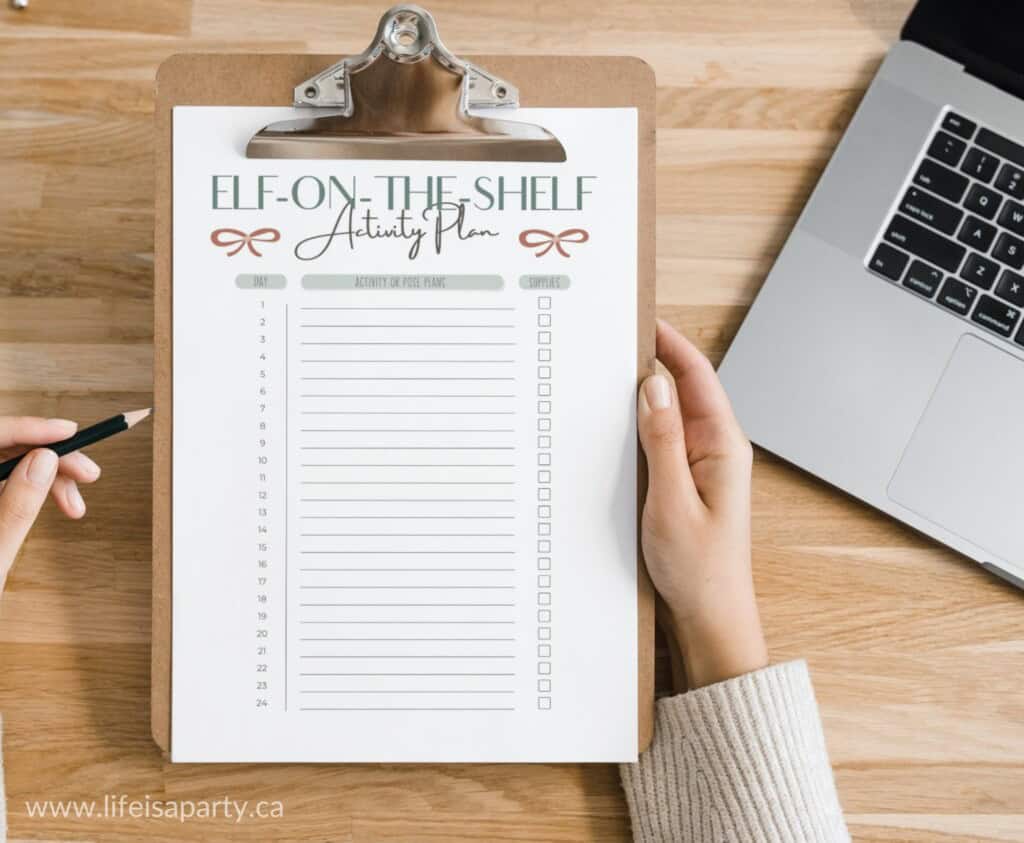 Elf on the Shelf Free Printables (2025) - 32+ Easy Ideas - Life is a Party