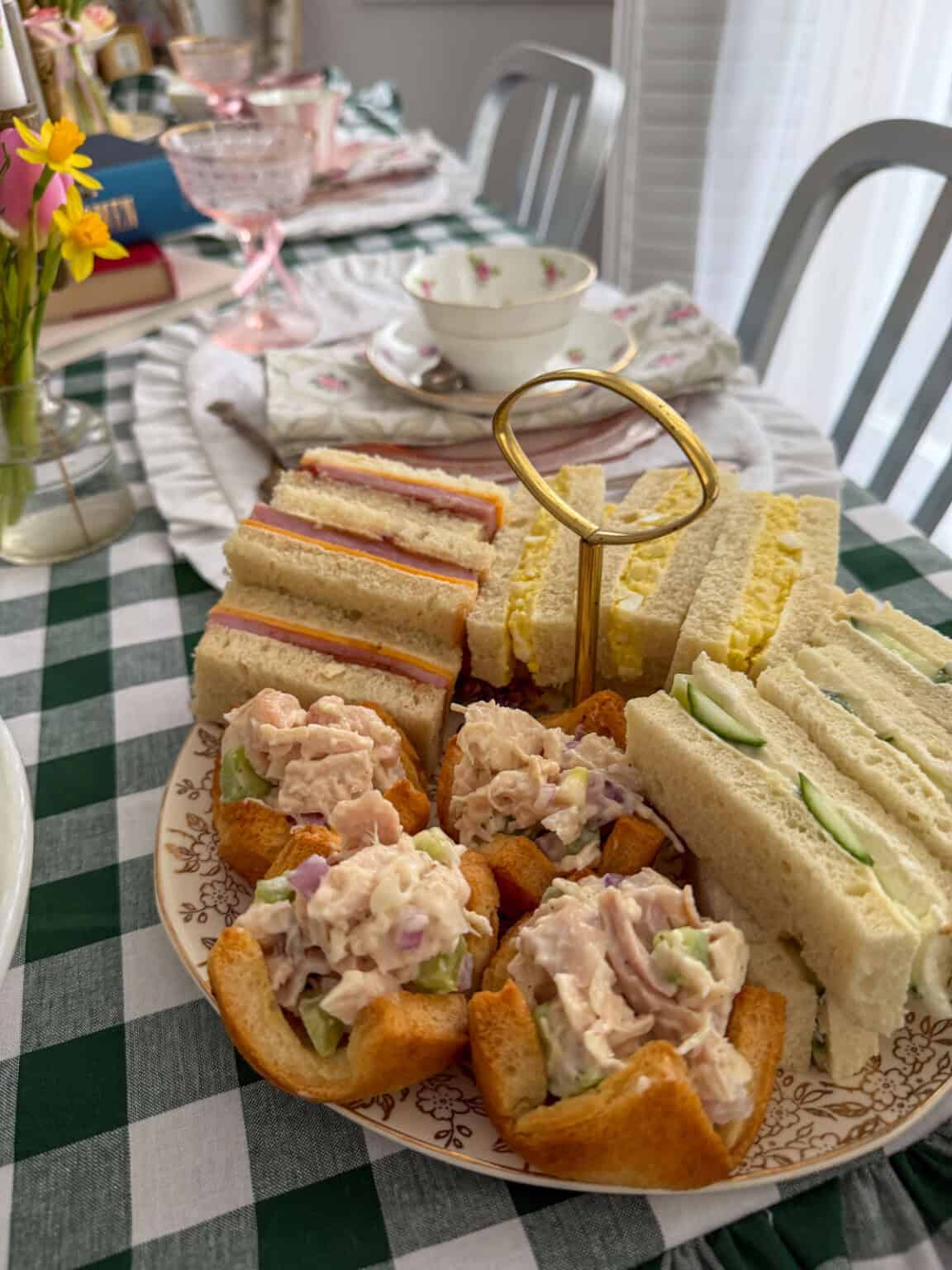 Ham Tea Sandwiches - Life is a Party
