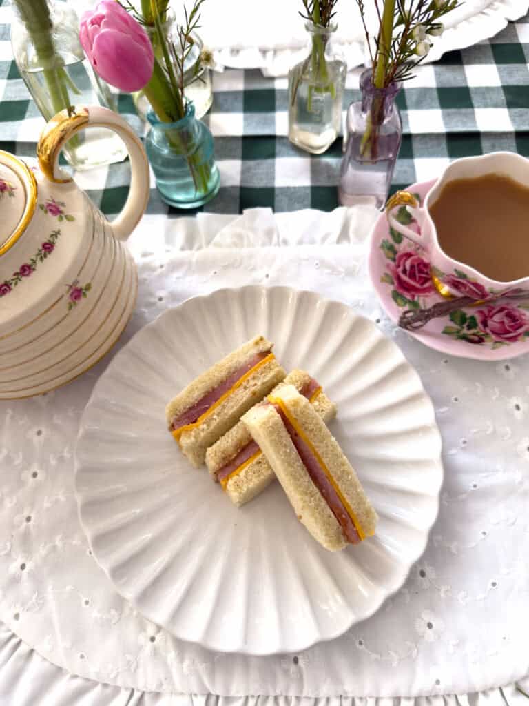 Ham Tea Sandwiches - Life is a Party